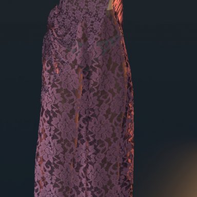 Clothing - Indian Saree-Purple Lace | Virt-A-Mate Hub