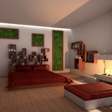 Assets - Cubic Bedroom 01 | Virt-A-Mate Hub