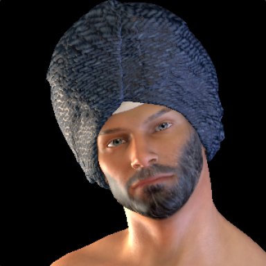 Clothing - Indian Sikh Turban Pag with beard decal | Virt-A-Mate Hub