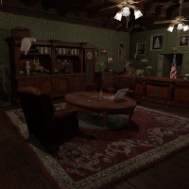 Assets - RE2 Chief's Office - History | Virt-A-Mate Hub